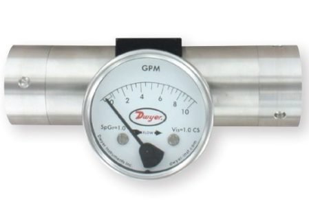 Dwyer DTFO Series Dial Variable-Area Flow Meter for Oil